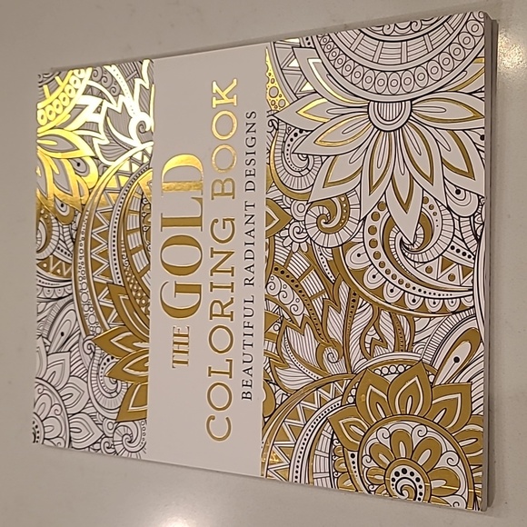 Adult Coloring book | Art | The Gold Coloring Book | Poshmark